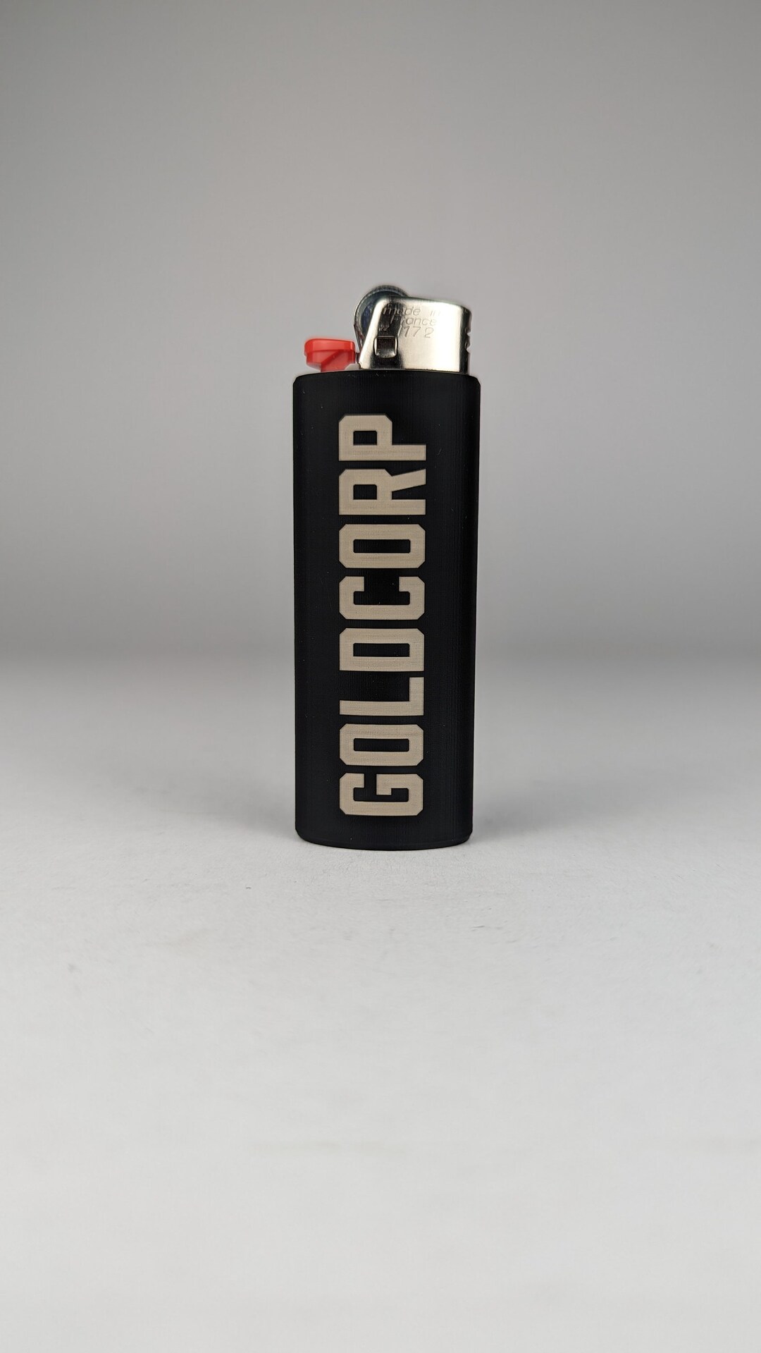 GOLDCORP Bic Lighter Case, Laser Marked 3D Printed Lighter Sleeve - Etsy