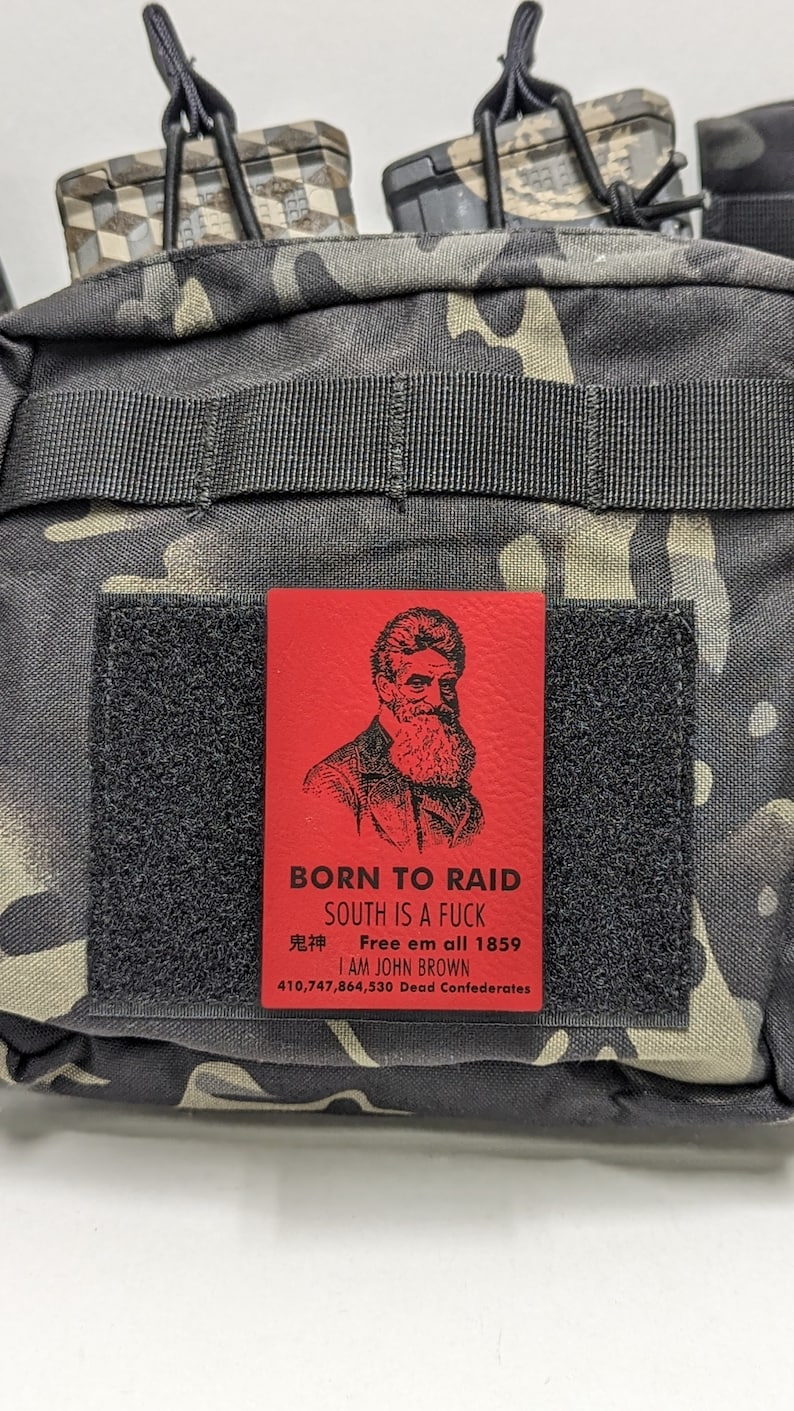 John Brown Morale Patch: Abolitionist Tactical Gear Patch - Etsy