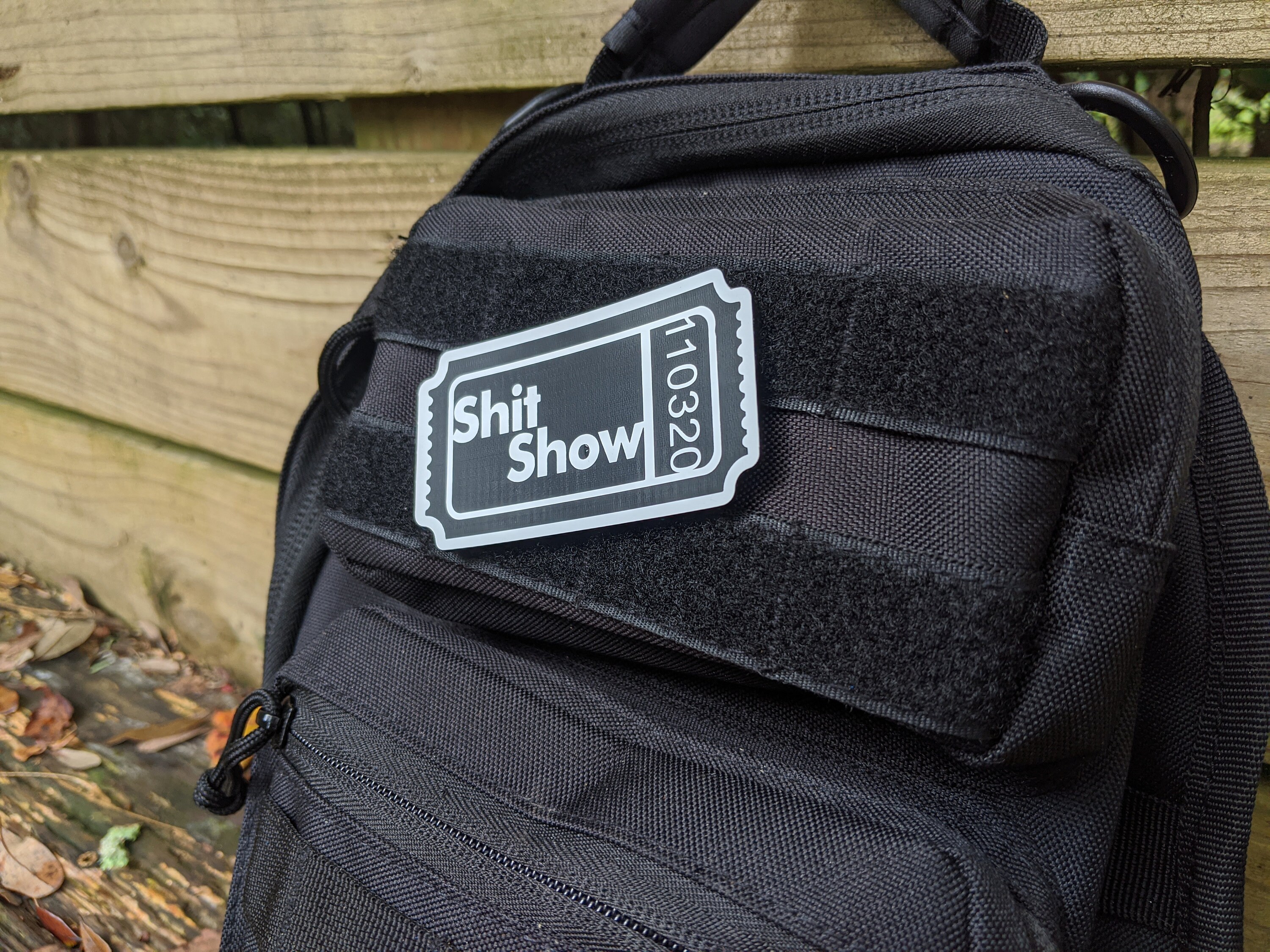 Ticket to the Shit Show Morale Patch Perfect for Tactical - Etsy