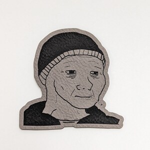 Doomer Wojack Meme Morale Patch, Perfect for Tactical Hat, Range Bag ...