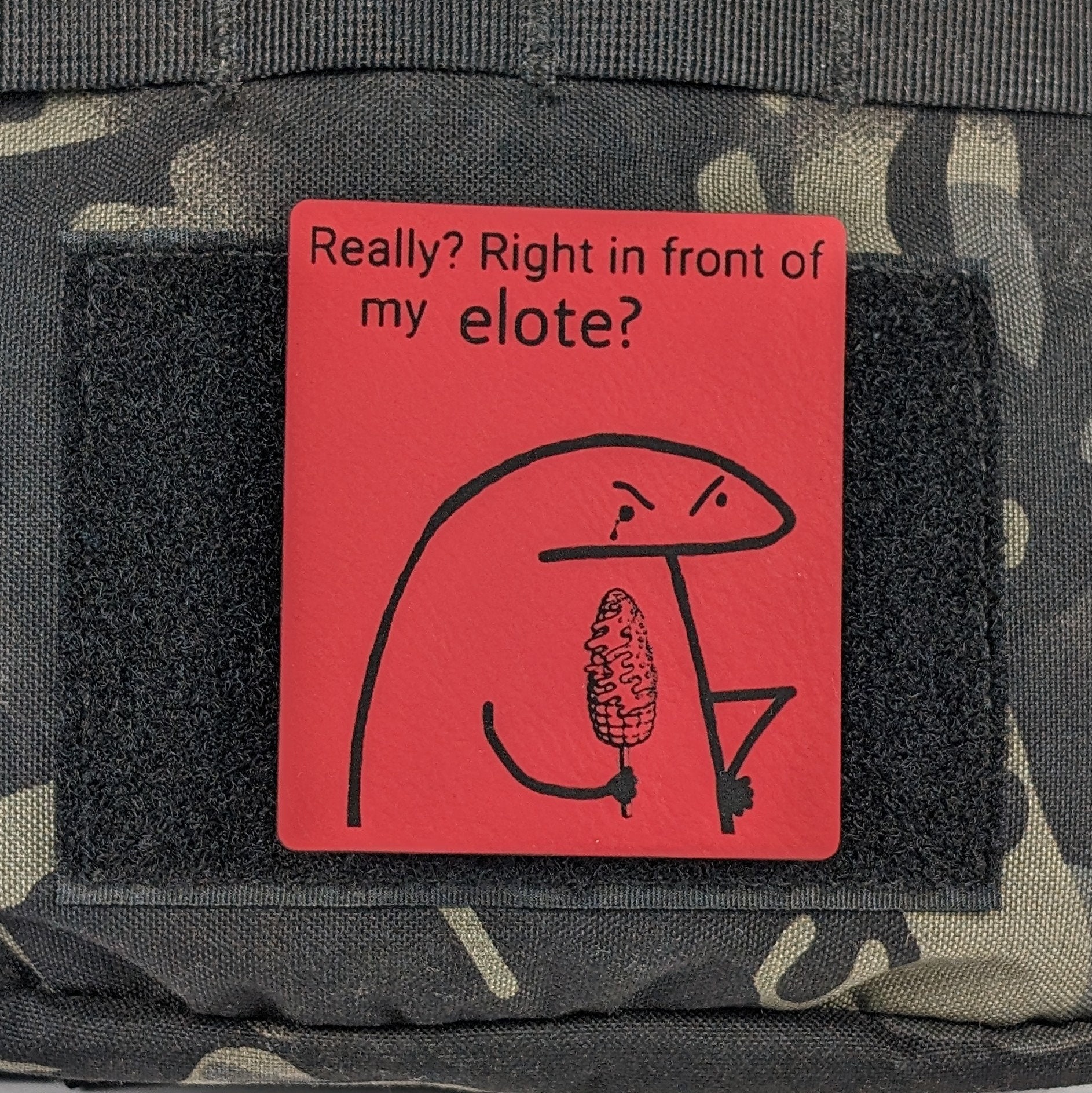 Elote Meme Morale Patch: Funny Tactical Hook and Loop Patch - Etsy