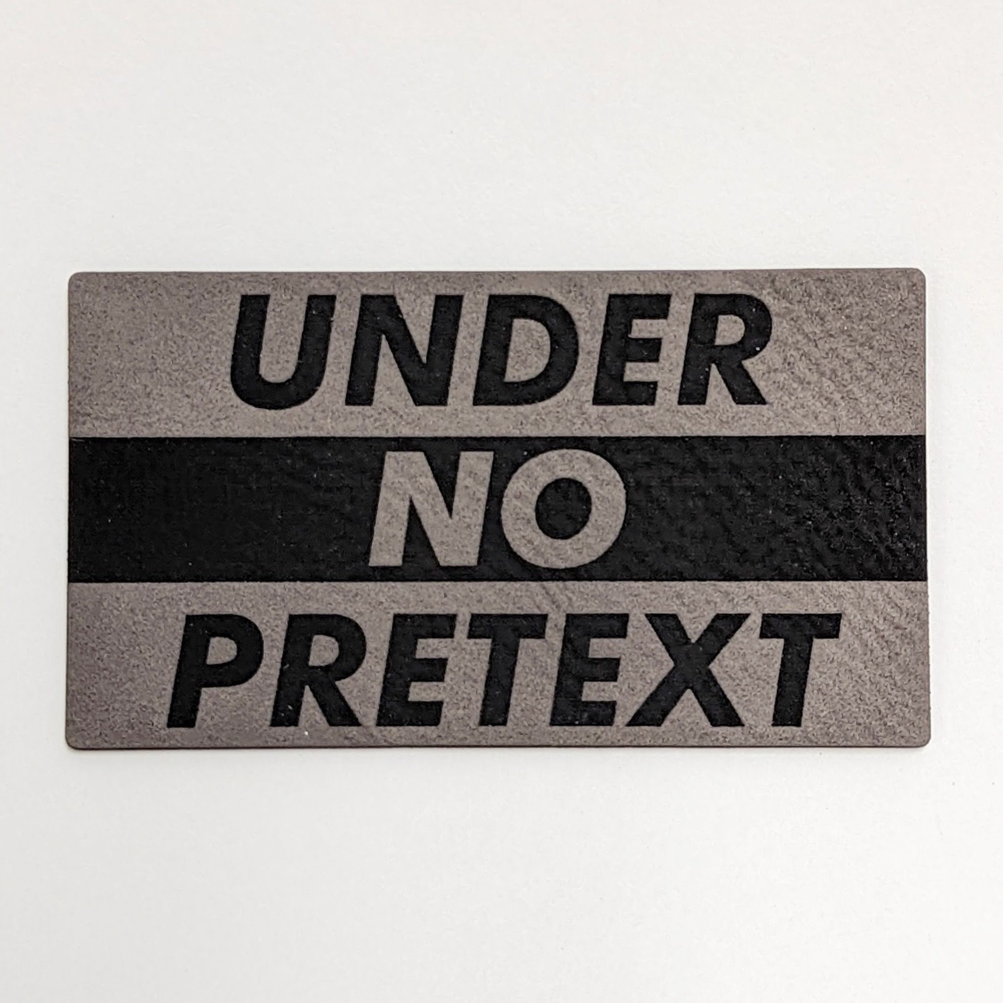 Under No Pretext Leftist Karl Marx Morale Patch for - Etsy UK