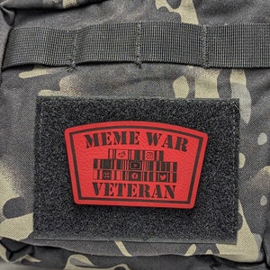 Meme War Veteran Morale Patch: Tactical Hat, Range Bag (3x2") - Etsy