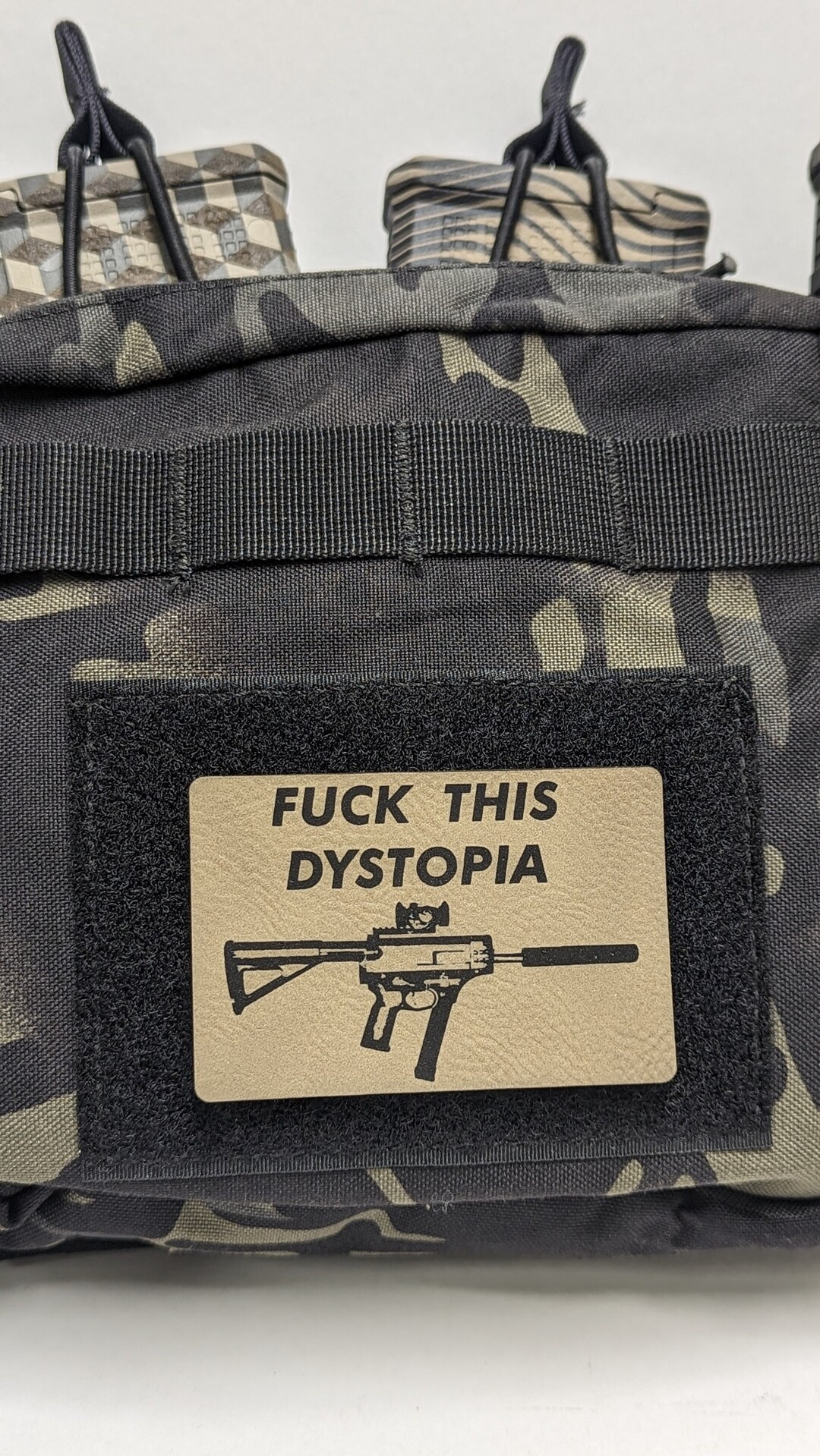 Fuck This Dystopia Morale Patch: Tactical Gear Hook and Loop Patch - Etsy