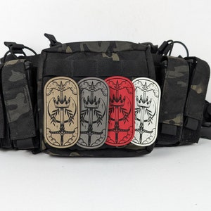 Ace of Swords Morale Patch, Crown and Sword Tarot Card Morale Patch ...