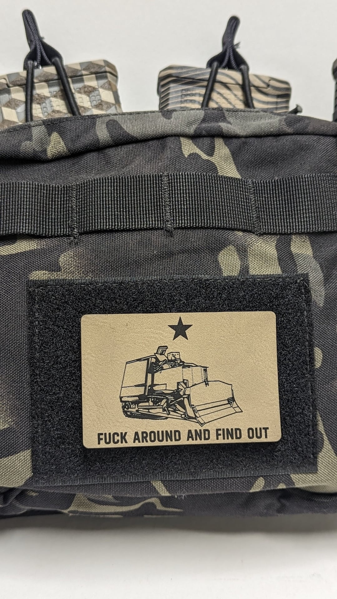 Killdozer Morale Patch: Leatherette Tactical Hat Patch - Etsy