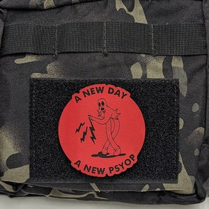 A New Day A New Psyop , Airborne Patch Remix, Tactical Morale Patch, for Tactical Hat, Range Bag ...