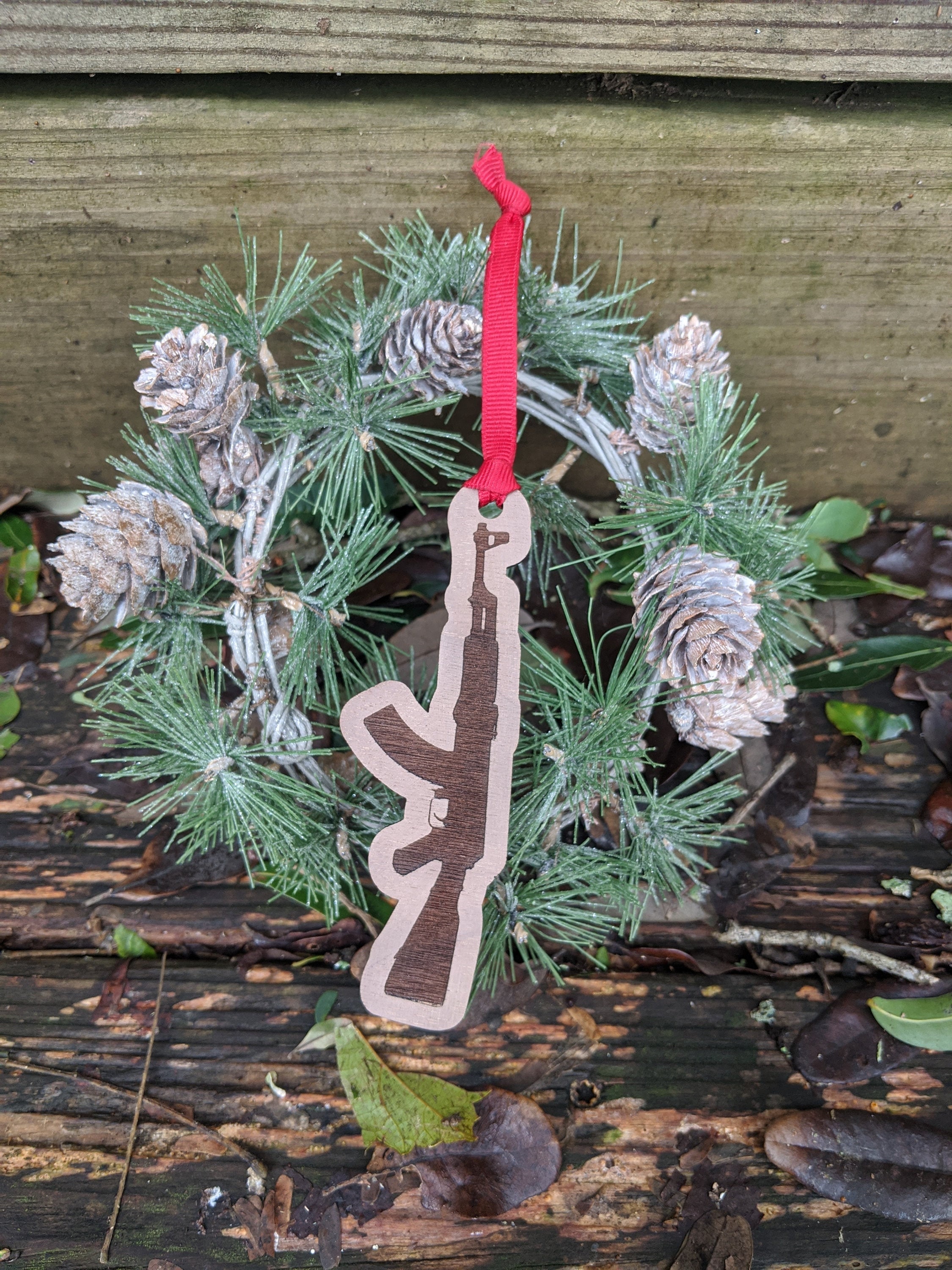 AK47 Rifle Christmas Ornament 2020 Rifle Ornaments | Etsy