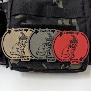 I Wake Up, There is Another Psyop Meme Morale Patch: Tactical Hook and Loop Patch (3x2") - Etsy
