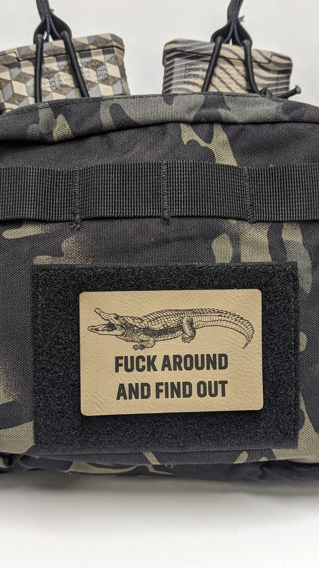 Alligator Gadsden Leatherette Morale Patch: Tactical Hook and Loop - Etsy