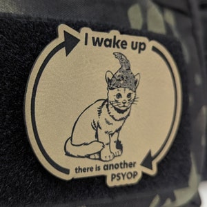 I Wake Up, There is Another Psyop Meme Morale Patch: Tactical Hook and Loop Patch (3x2") - Etsy
