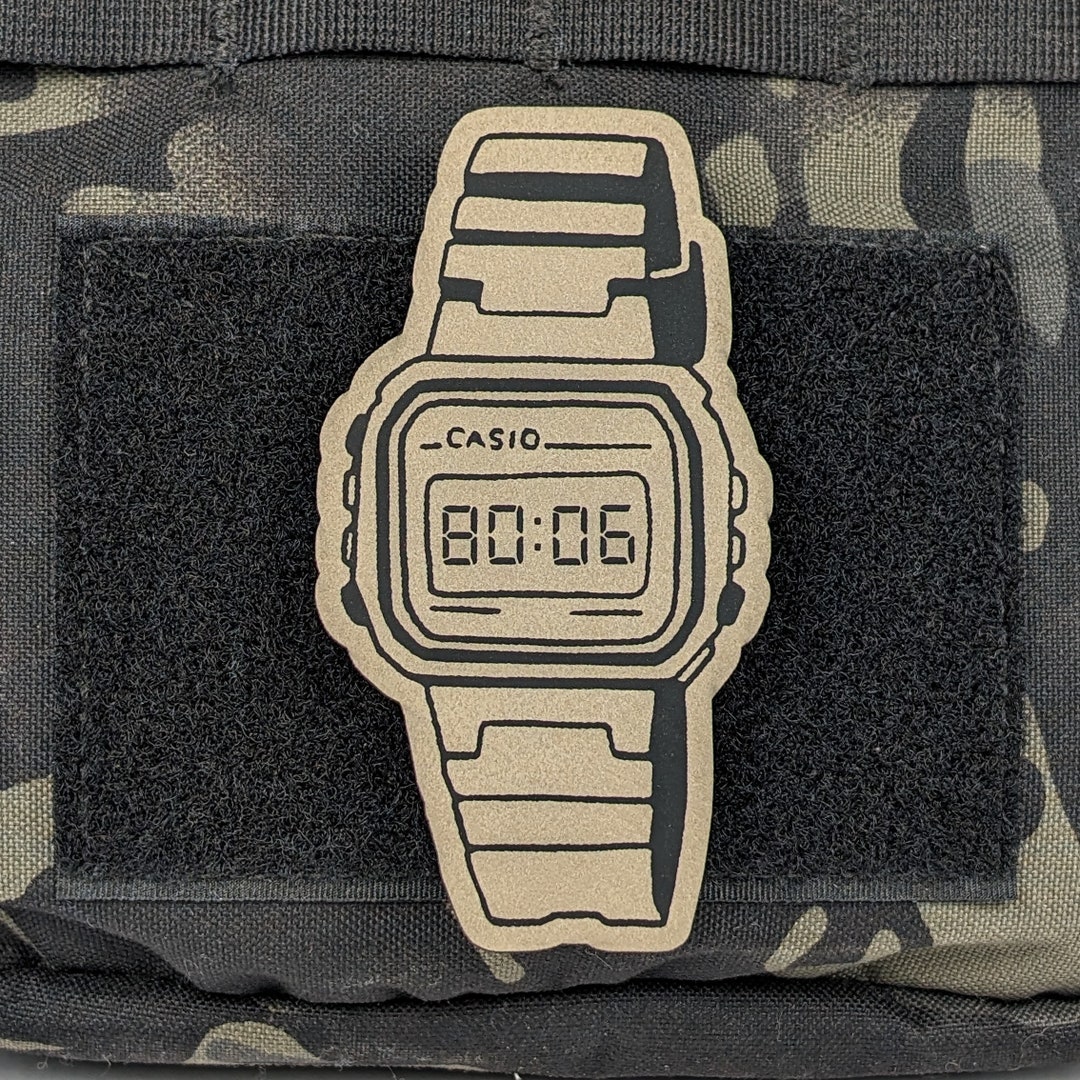 8006, Time to Boogie, Vintage Digital Watch Morale Patch for Tactical ...