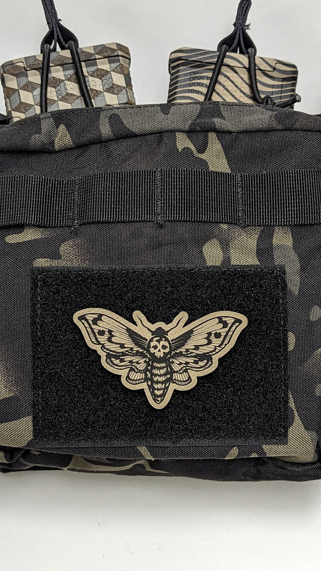Cicada Skull Morale Patch: Leatherette Tactical Hook and Loop Patch - Etsy