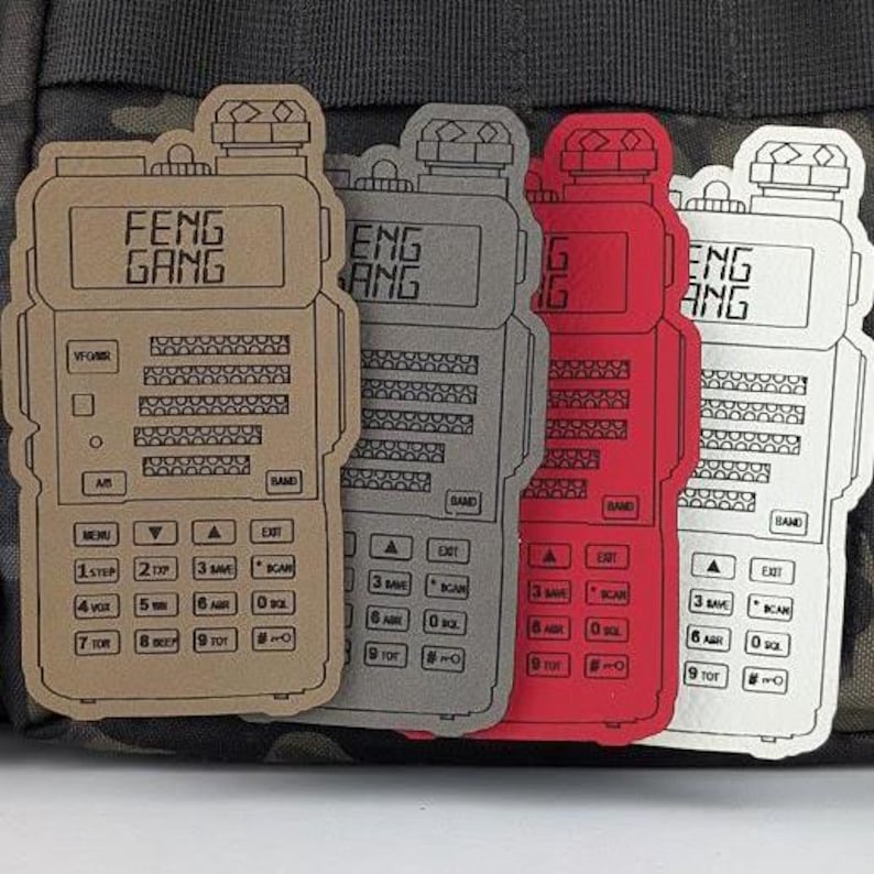 Baofeng UV-5R Radio Patch: Feng Gang Tactical Morale Patch (4" X 2.25 ...