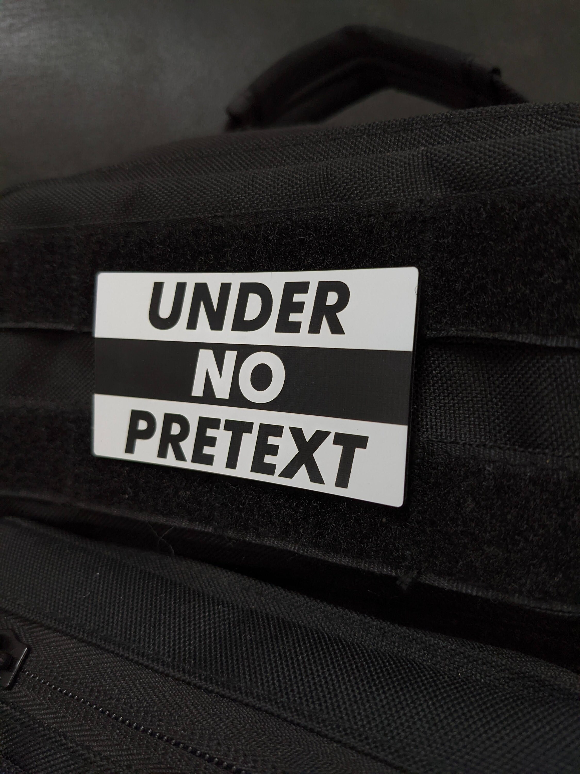 Under No Pretext Leftist Karl Marx Morale Patch For | Etsy
