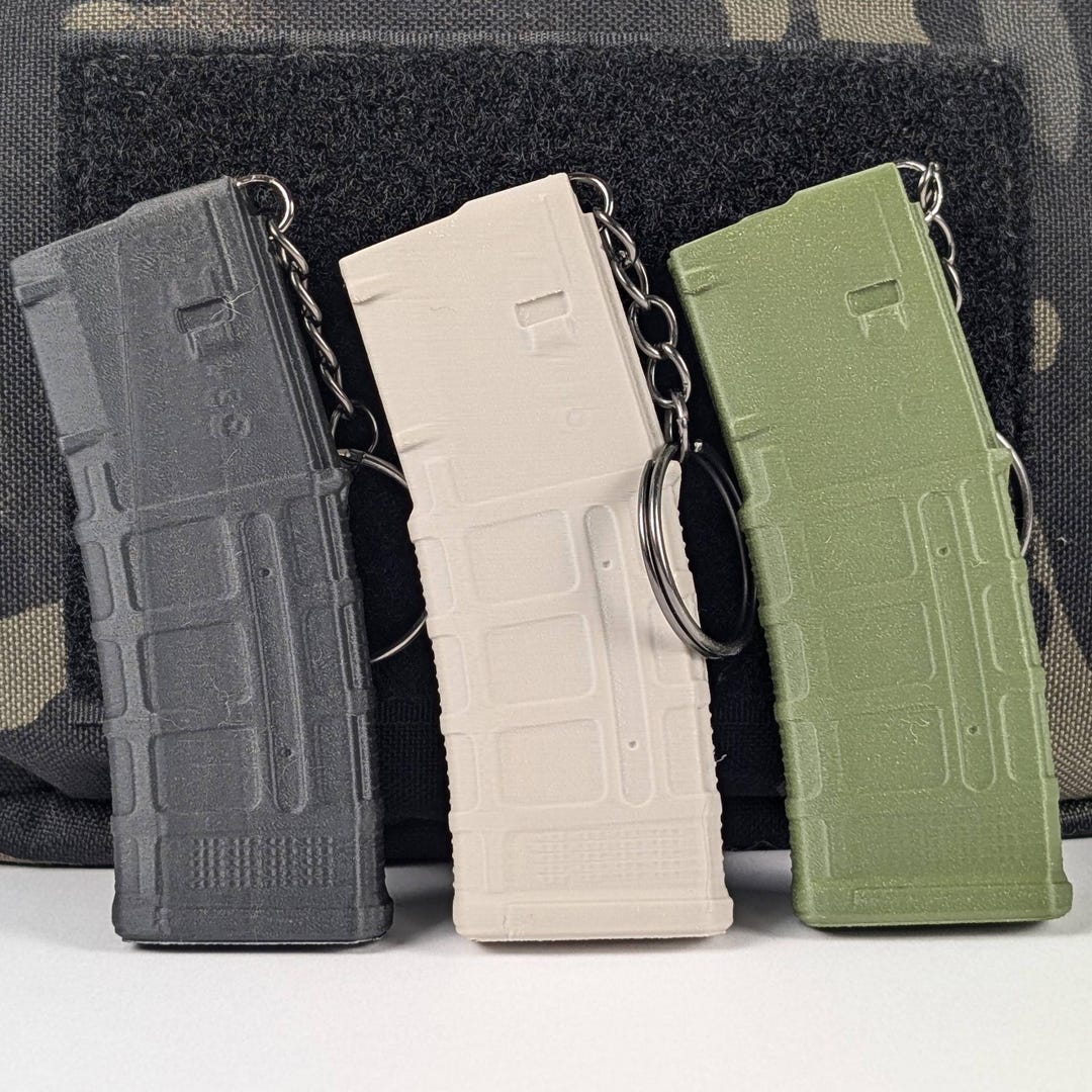 AR15 Magazine Replica Keychain, Laser Engraved P-MAG, Made in USA - Etsy