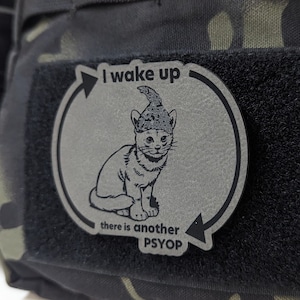 I Wake Up, There is Another Psyop Meme Morale Patch: Tactical Hook and Loop Patch (3x2") - Etsy