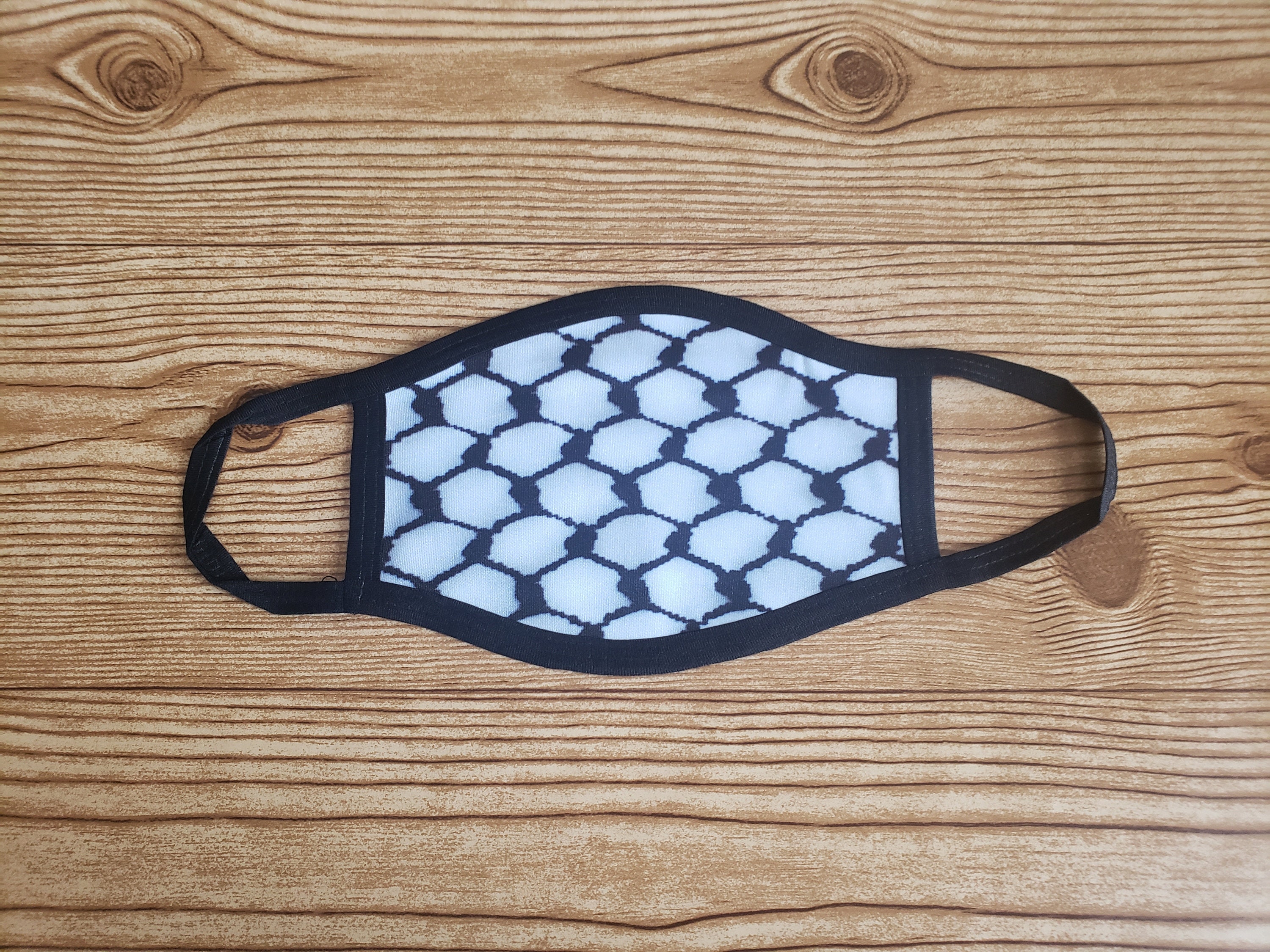 Kufyah Máscara facial sublimada impresa árabe palestina Kufiyeh Hatta ...