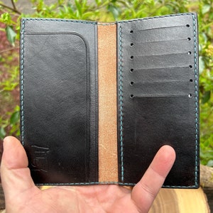 Hand Tooled Leather Roper Wallet With Steer Skull and Basket Weave - Etsy