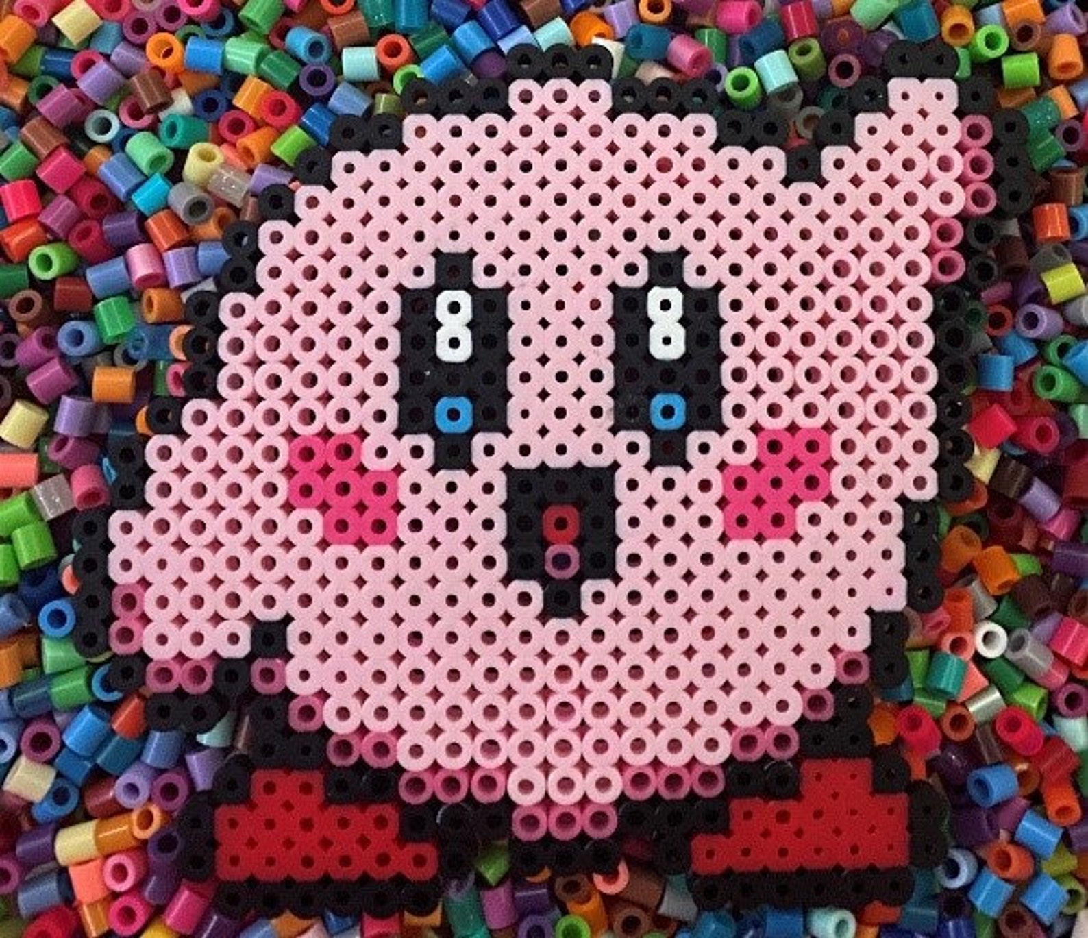 Perler Bead Kirby - Etsy