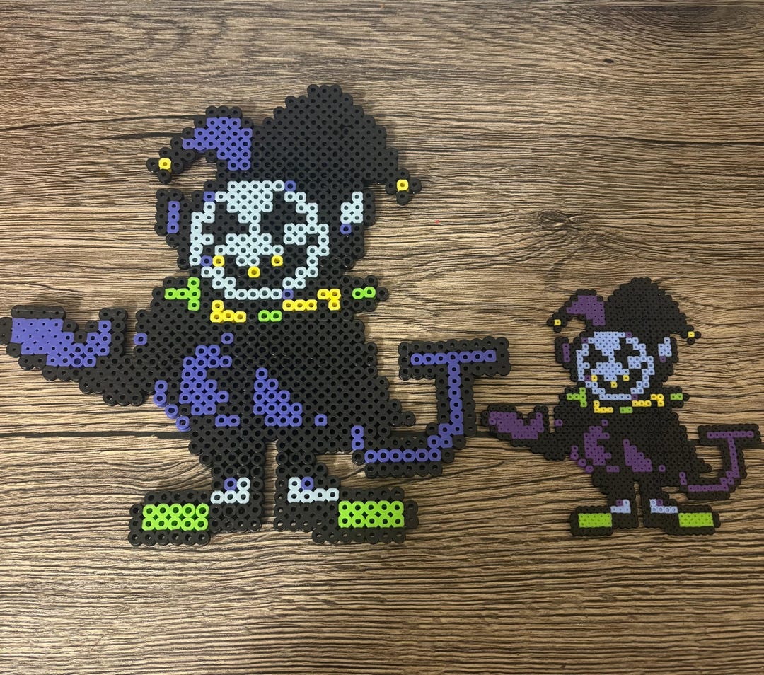 Perler Bead Jevil From Deltarune - Etsy