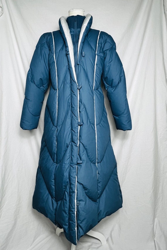 80s long puffer coat - Gem