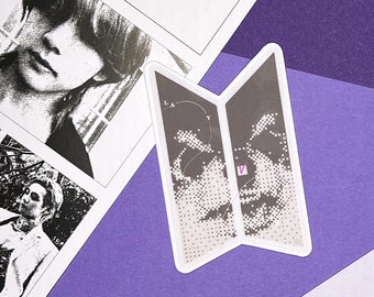 BTS V Taehyung Layover Vinyl Sticker - Etsy