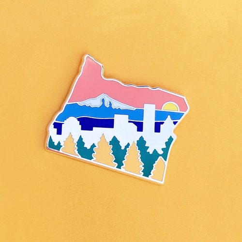 She Flies With Her Own Wings Lapel Pin / Oregon State Motto / | Etsy