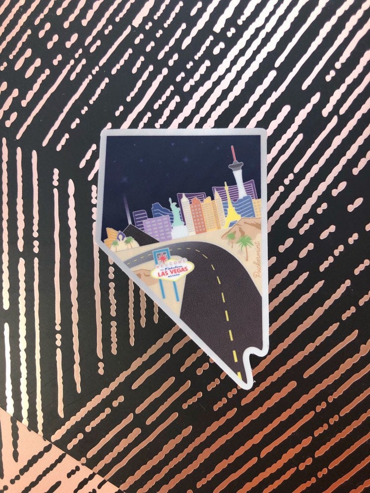 Las Vegas Sticker - Etsy