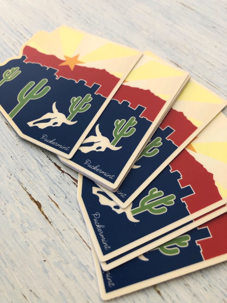 Arizona Sticker - Etsy