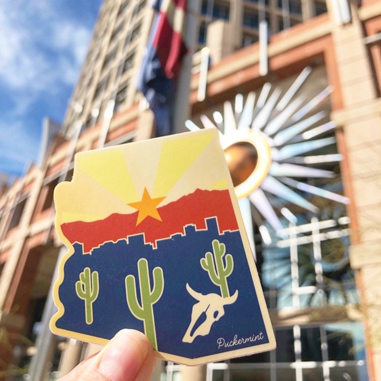 Arizona Sticker - Etsy