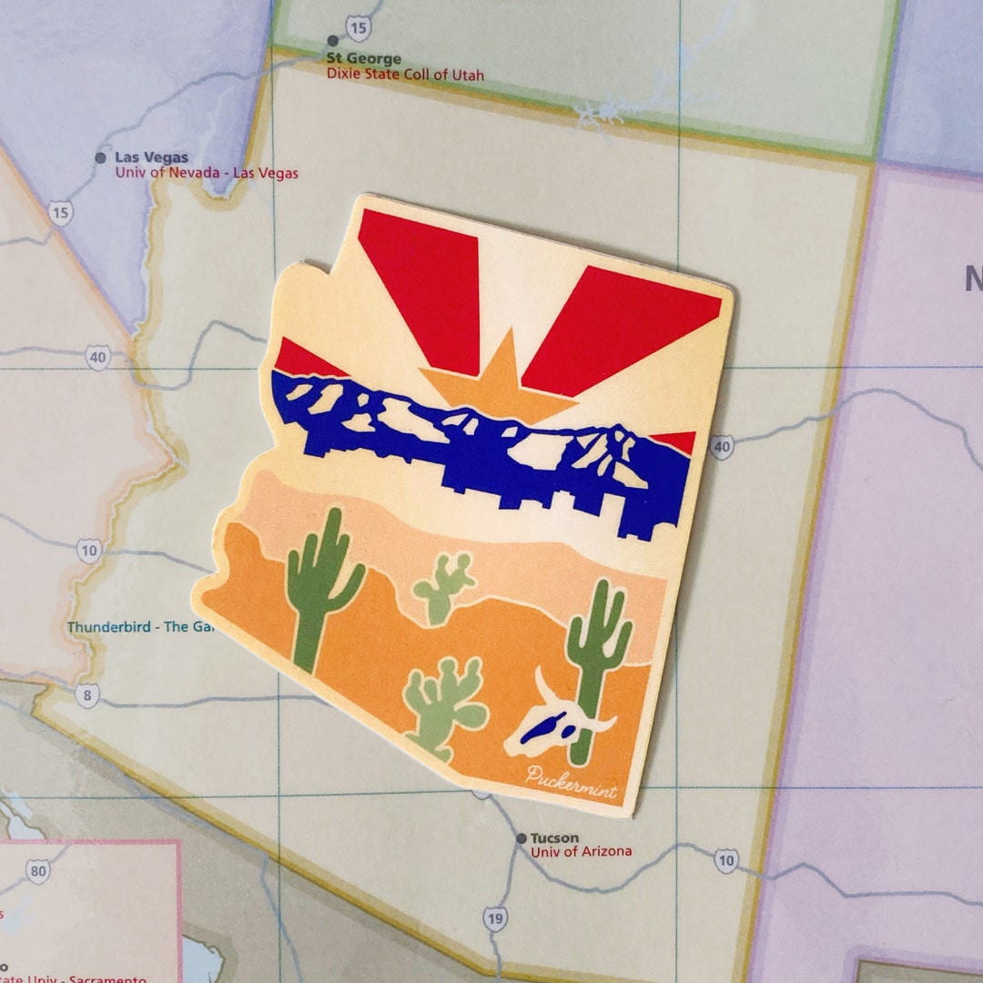 Arizona Sticker - Etsy