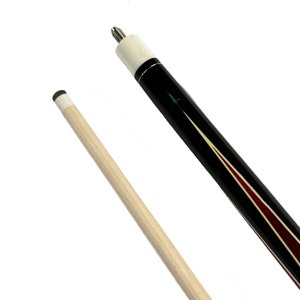 Two Piece Red and Blue Details With Wrap Pool Cue Stick With Custom ...