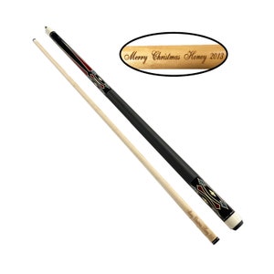Two Piece Red and Blue Details With Wrap Pool Cue Stick With Custom ...