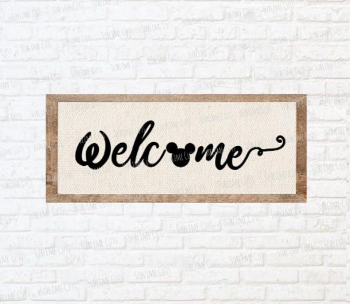 Welcome Sign - Digital File - Inspired Svg Jpg Png Pdf - Etsy