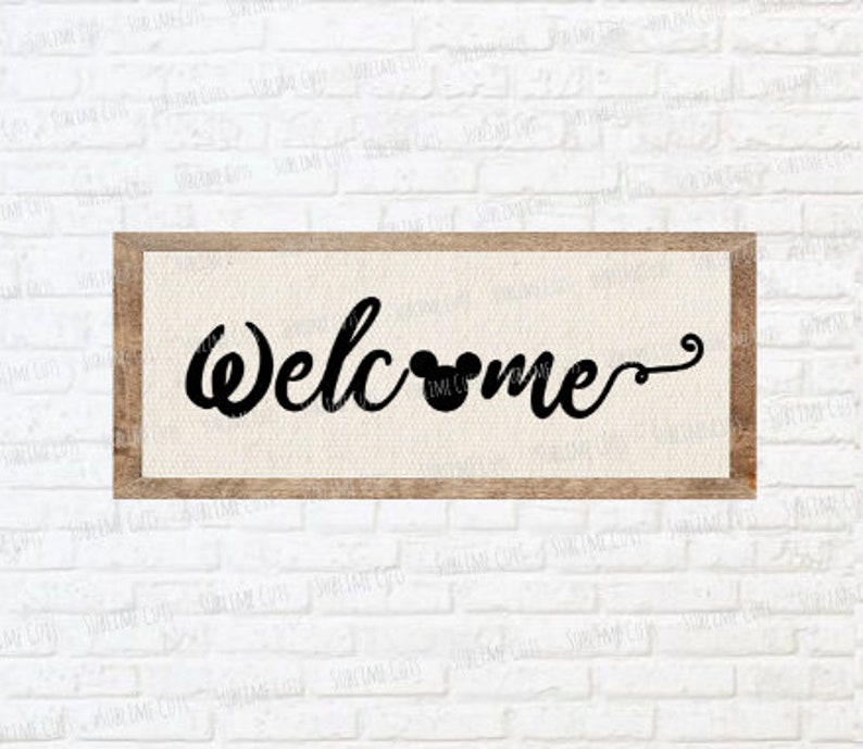 Welcome Sign Digital File Inspired Svg Jpg Png Pdf - Etsy