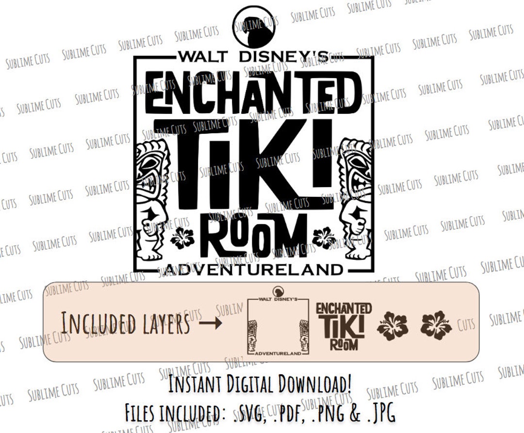 Enchanted Tiki Room Svg ~ Tiki Room ~ Instant Digital Download ~ Jpg ...