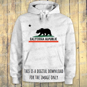 California Republic Svg ~ Norcal ~ Flag ~ nor Cal ~ Cali Bear ~ Digital ...