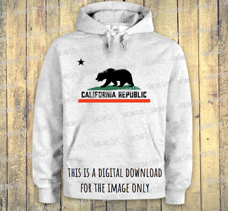 California Republic Svg Norcal Flag nor Cal Cali Bear - Etsy