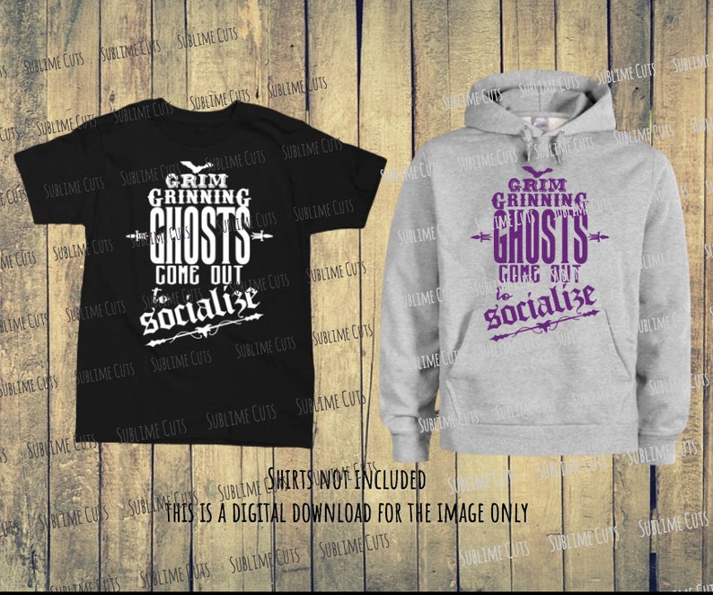 Grim Grinning Ghosts Svg Instant Digital Download Haunted House Mansion ...