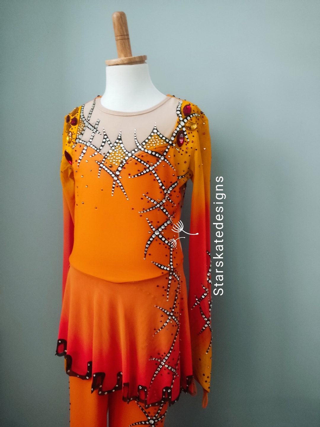 Figure Skating Unitard 9-12 Years of Age - Etsy