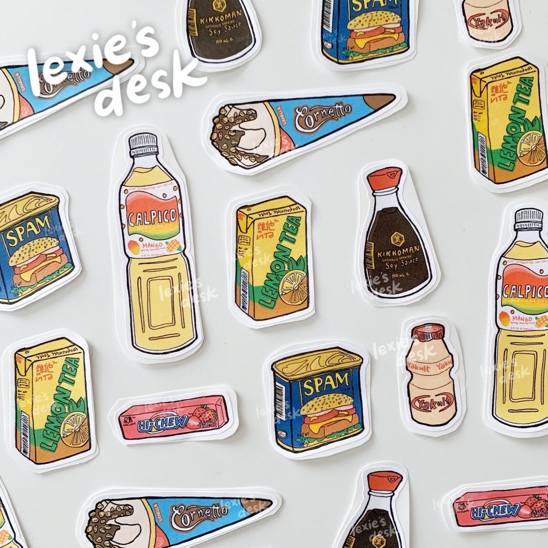 Snack Sticker Pack volume 1 - Etsy