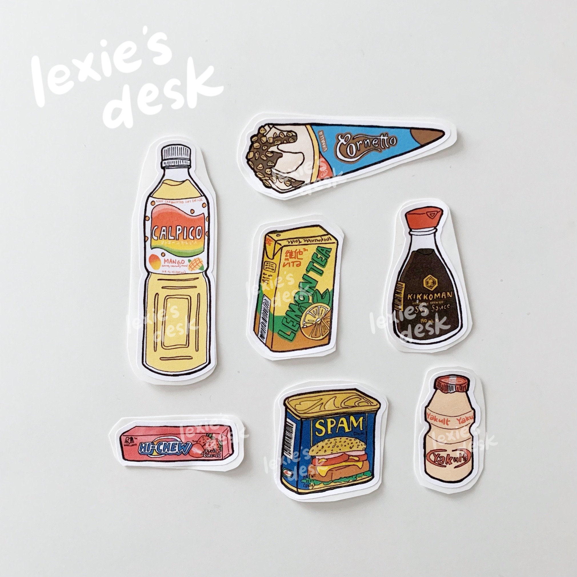 Snack Sticker Pack volume 1 - Etsy