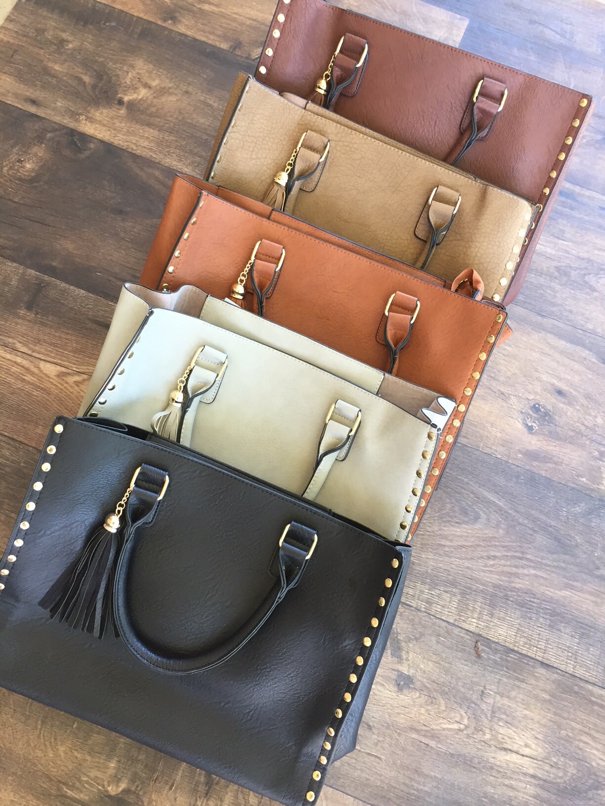 Fake Leather Monogrammed Tote Bags | semashow.com