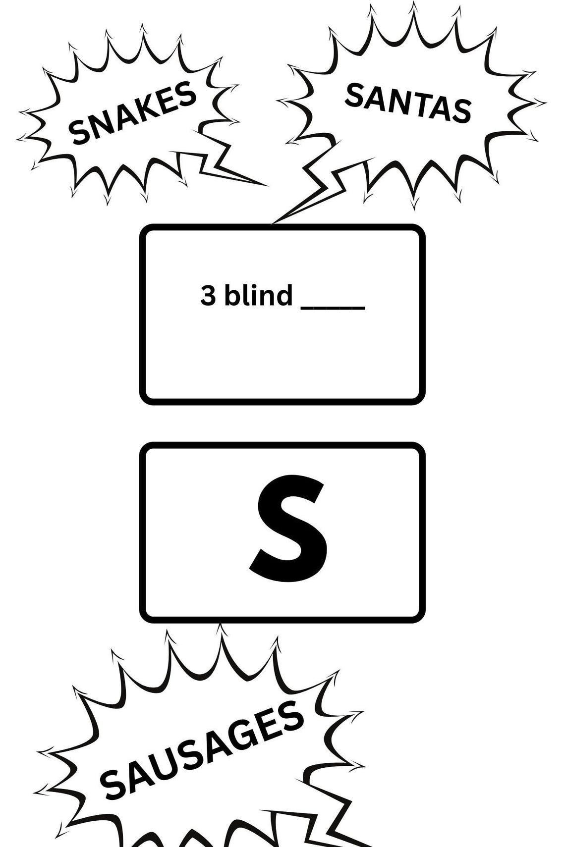 Preschool Alphabet Game Printable | Language & Literacy Game – Blank ...