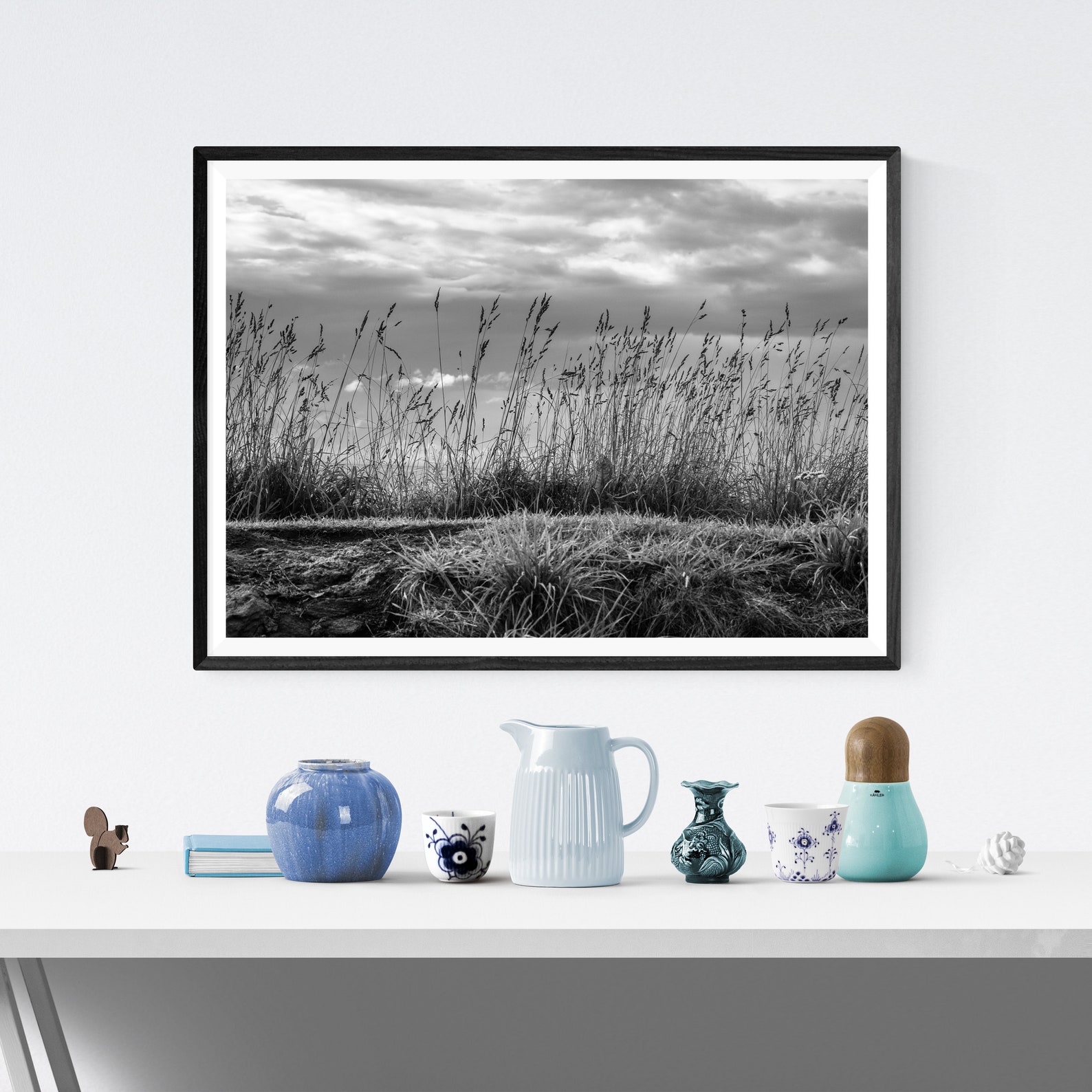 Sea Grass Digital Print Norway Coastal Landscape Decor - Etsy