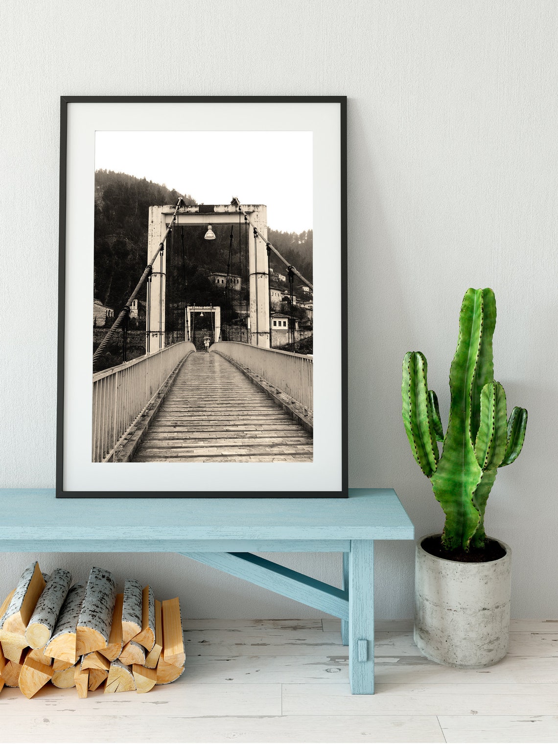 Retro Bridge Wall Decor Printable Photos Instant Download Travel ...