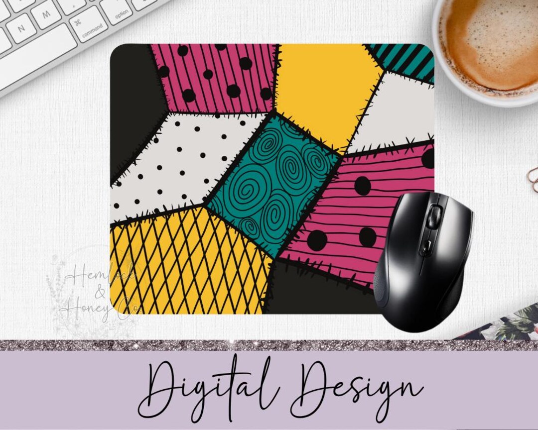 Sally Pattern Mouse Pad Digital Design, Mouse Pad, Sublimation Design ...
