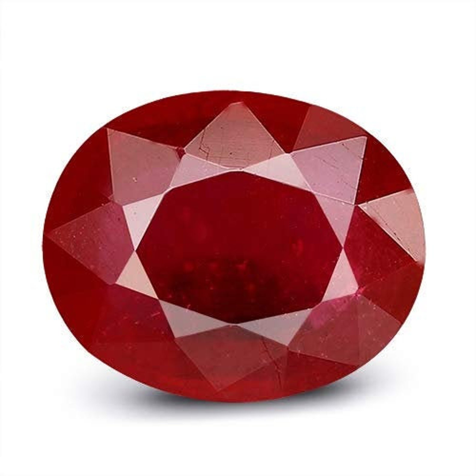 Real Precious 5.50 Ct Natural Red Ruby Oval Cut Certified AAA | Etsy