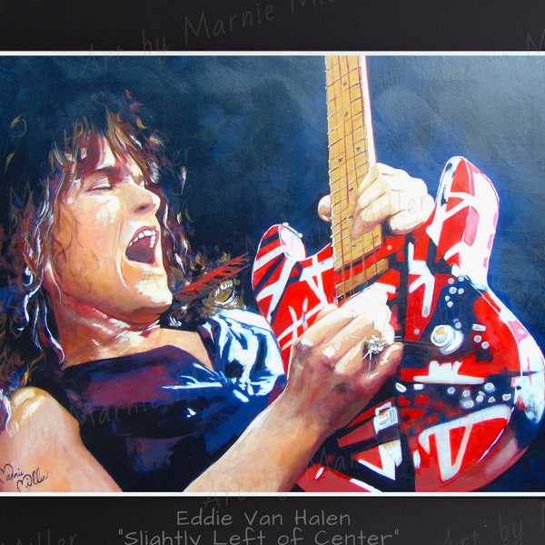 Eddie Van Halen Print - Etsy